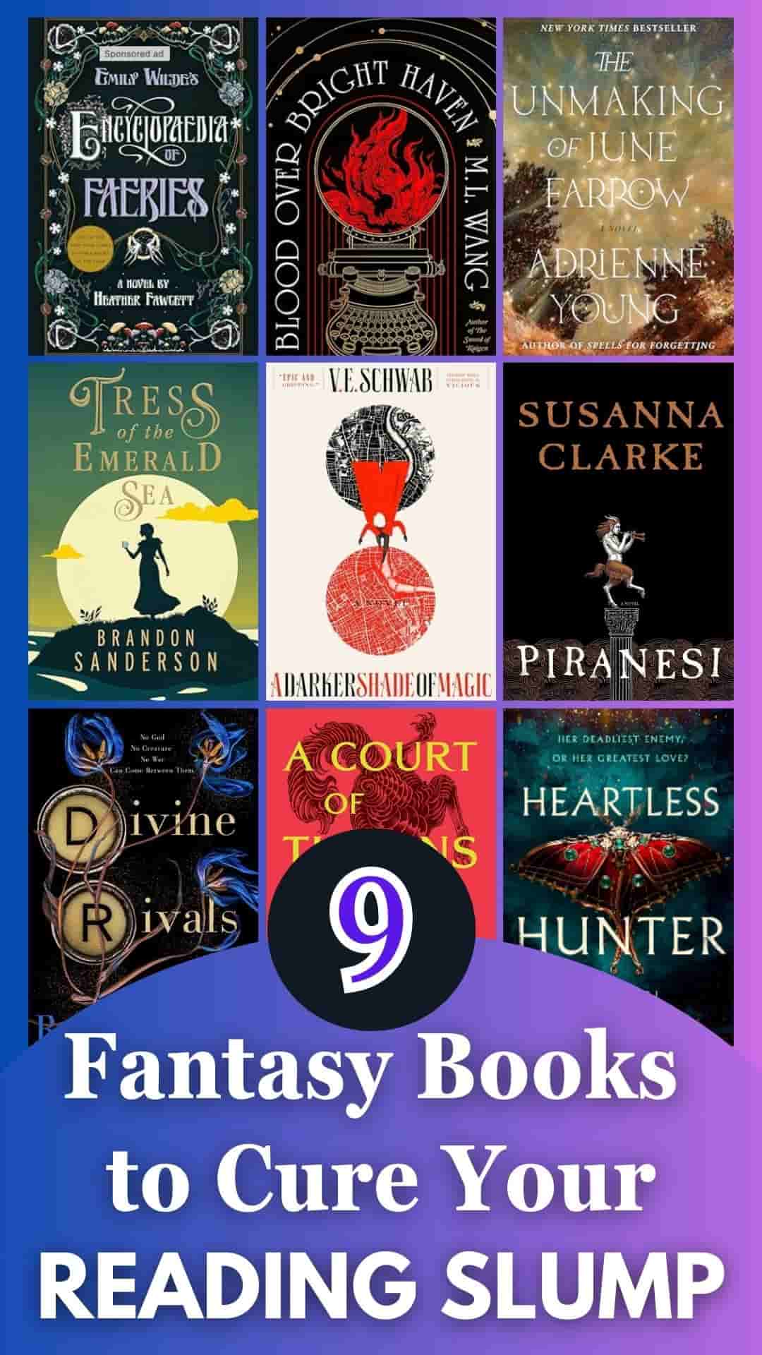 9 Fantasy Books to Get Out of a Reading Slump